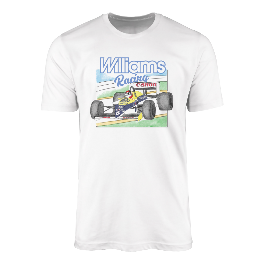 Camiseta Williams Racing 1987 World Champion – lojaautoformula